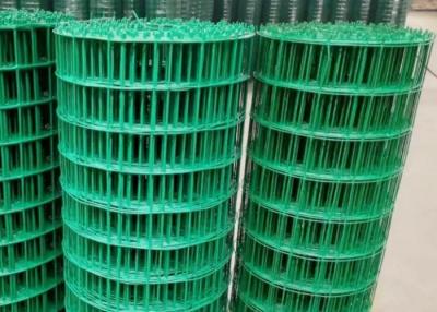 China 3 Fts Green PVC Coated Wire Mesh Roll UV Resistant Anti-Aging Acid and Alkali Resistant Garden Fence for sale
