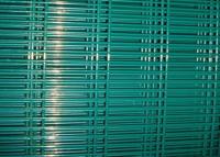 China Anti Climbing 358 Security Mesh Panels Pvc Coated Green Wire Mesh 2.7m 3.0m for sale