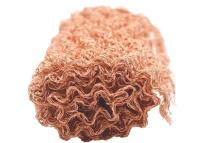 China High Strength Copper Knitted Wire Mesh 0.3m-1.2m Wide Alkali Resistance for sale
