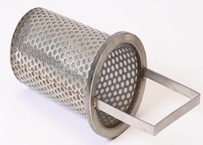China Plain Weave Basket Strainer Screen For Industrial Filtration for sale