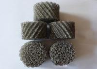 China ISO14001 EMI RFI Knitted Copper Wire Mesh SS Compressed Knitted Mesh Gasket for sale