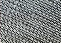 China 2inch Width Close Knit Flat Round Knitted Wire Mesh for Durable Multi Filament Applications for sale