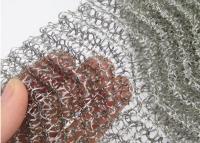 China Flattened Type Nickel Knitted Wire Mesh For Demister Pad Filter for sale