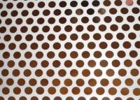 China Round Hole Staggered Pitch Mild Steel Perforated Mesh Sheet R1.1 T2 for sale