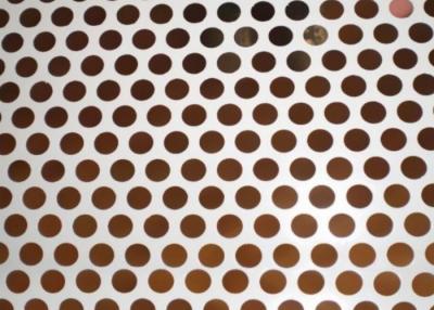 China Round Hole Staggered Pitch Mild Steel Perforated Mesh Sheet R1.1 T2 for sale