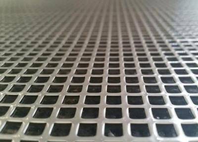 China Rectangular Holes Diagonal Pitch Perforated Mesh Sheet 1000mm×2400mm for sale