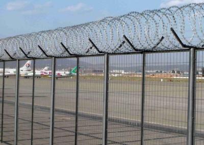 China High Security Plastic Coated Welded Wire Mesh Panels with 50mmx100mm and 50mmx200mm Hole Sizes for Airport Fence for sale