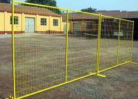 China PVC Coated Welded Wire Mesh Panels for Canada Temporary Fencing with 3mm to 6mm Wire Diameter and 2m to 5.2m Length for sale
