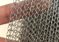China Multi Strand Stainless Steel Knitted Wire Mesh Flat Type  Alkali Resistance for sale