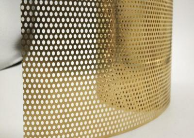 China Thickness 0.1mm-8mm Punched Metal Sheet Perforated Copper Screen with Aperture 0.8-100mm and Erosion Resistant Properties for sale