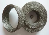 China SS304 SS316 Compressed Knitted Wire Mesh Gaskets For Shock Absorption for sale