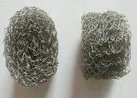 China SS304 SS316 Compressed Knitted Wire Mesh Gaskets For Shock Absorption for sale
