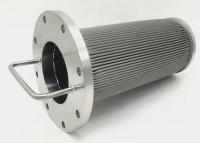 China 80 Micron Heavy Duty Dutch Weave Filter Wire Mesh Pleated Filter Element 10 Inches for sale