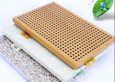China Anti Humidity Perforated Aluminium Facade Plate with Fluorocarbon Coating in 1220*2440 and 1000*2000 Sizes for sale