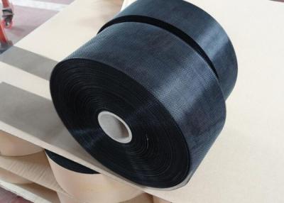 China Black Plastic Epoxy Coated Carbon Steel Wire Mesh Roll 0.914m 1m High Durability for sale