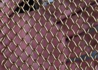 China Flexible  Aluminium Woven Wire Mesh Screen Spiral Patterns For Interior Partitions for sale