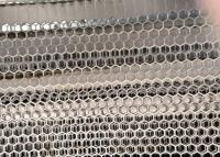 China Silver Color Hexagon 0.5mm Perforated Mesh Sheet Stainless Steel for sale