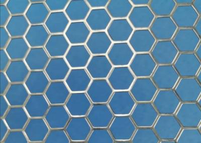 China Hexagonal Perforated Mesh Sheet with 100mm Hole Size for Efficient Filtration in Industrial Applications for sale