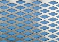 China Filter Diamond Punched Perforated Metal Mesh Sheet Length Customized 0.1mm Hole Size for sale