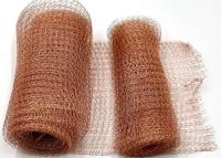 China Filter Elements Gas Liquid Copper Knitted Wire Mesh High Strength for sale