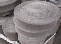 China Fine 30mm Width Stainless Steel Knitted Wire Mesh Tube High Strength for sale