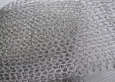 China Multi Strand Knitted Wire Mesh Fabric Heat Resistant for sale