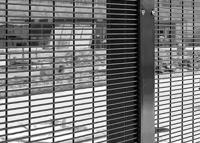 China Black Square Hole Welded Wire Mesh Panels for Schools with Easy Installation for sale