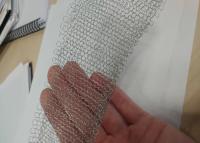 China Durable Stainless Steel Woven Single Strand Knitted Wire Mesh Tube For Filtration for sale