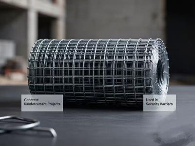 China Wire Diameter 05 to 30mm Electric Welding Welded Wire Mesh Used in Security Barriers and Concrete Reinforcement Projects for sale