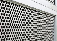 China Flat sheet punched metal sheet polished powder coated galvanized thickness 0.5mm to 10mm suitable for noise control and safety applications for sale