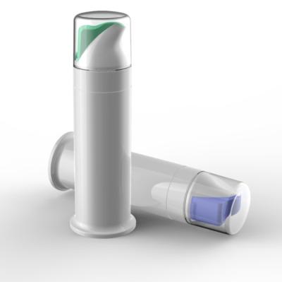 China Custom Color 75ml Toothpaste Plastic Tubes Airless Pump Bottle for Viscous Material for sale