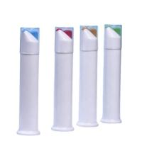China Customized Logo 100ml 110ml PP Airless Pump Tube Bottle For Toothpaste Botol Plastic for sale