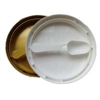 China Fashion Double Seal Moisture Proof Custom Logo Food Grade Milk Powder Can Lid with Scoop for sale
