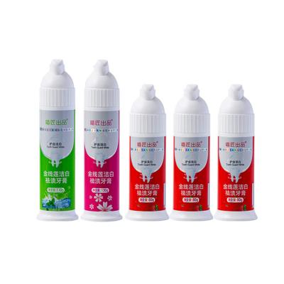 China Dispensing System Toothpaste Set Ultimate Solution for Teeth Whitening and Cleaning for sale