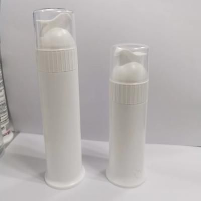China Press Dispensing Food Grade PP Airless Pump Bottle Toothpaste Custom Logo Available 100ml for sale