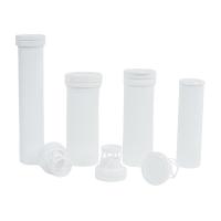 China Effervescent Vitamin C Tube Candy Dispenser Bottle with Twist Lock Food Grade PP for sale