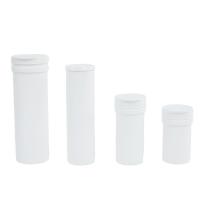 China Effervescent Tablet Empty White Pill Plastic Bottle with Cap Food Grade PP for sale