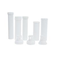 China PP Material Injection Molding Round Small Salt Electrolyte Drink Packaging Tube with Cover for sale