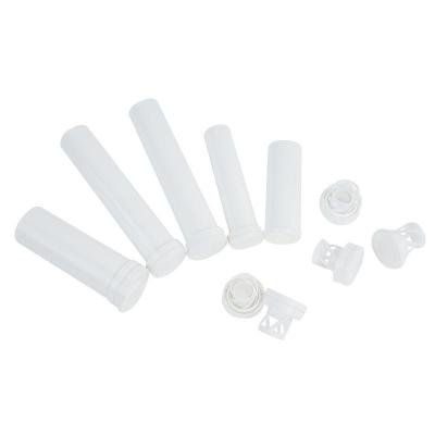 China PP Material Customized Logo Plastic Effervescent Tablet Tube for Medical Supplements for sale