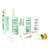 China Colorful Twist Lock Cover Effervescent Tablet Tube for Vitamin C Candy Medicine Packaging for sale