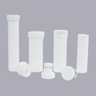 China PP Material Candy Plastic Can Tube for Large Capacity Vitamin C Effervescent Tablets for sale