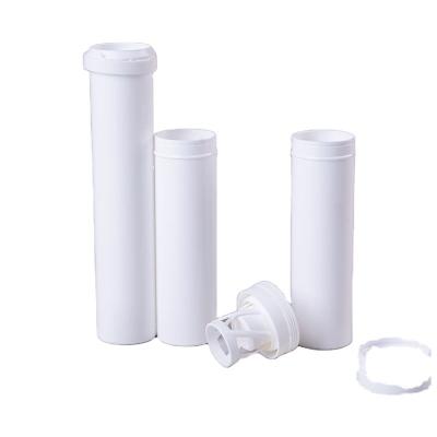 China Non Disposable Vitamin Pill Tube with Desiccant Cover for Ice Cream Plastic Packaging for sale