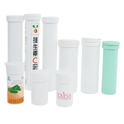 China Customized PP Material Effervescent Tablet Bottle with Desiccant Empty for sale