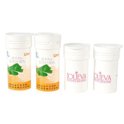 China Custom PP Collar Vitamin C Plus Effervescent Tablet Bottles  OEM Acceptance in 2024 for sale