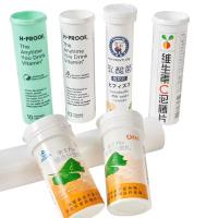 China Effervescent Calcium Tablet Empty Bottle With Lid For Dry Offset Printing Solutions for sale