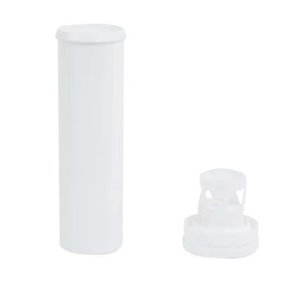 China Matte Surface PP Plastic Effervescent Container for Clean VC Candies 50ml 60ml 70ml 80ml for sale