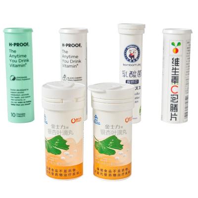 China Effervescent Tablet Tube Replacement Bottle with Cap and Advanced Injection Molding for sale