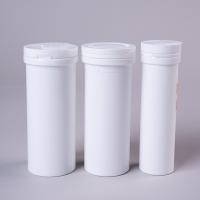 China PP Base Material Multivitamin Vitamin C Private Label Effervescent Tablet Cube Bottle for sale