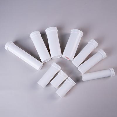 China Effervescent Tablet Pills Packaging Container with Dry Offset Printing and PP Collar for sale