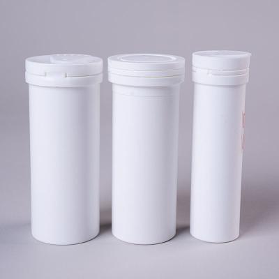 China PP Plastic Custom White Straight Capsule Storage Bottle For 2024 Arrivals Of Vitamins for sale